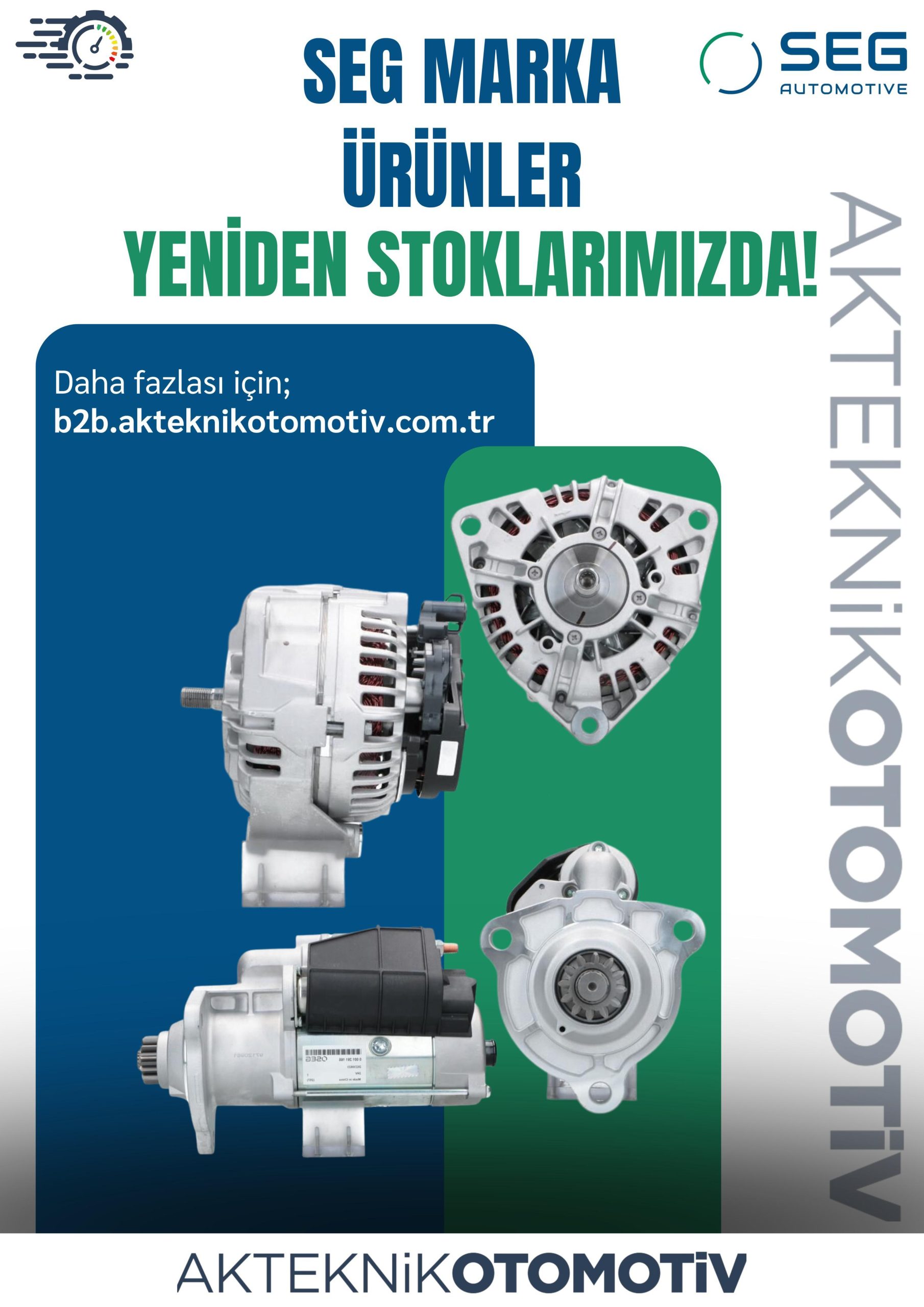 SEG Alternatör Yeniden Stoklarımızda - Oto Elektrik Yedek Parça ...